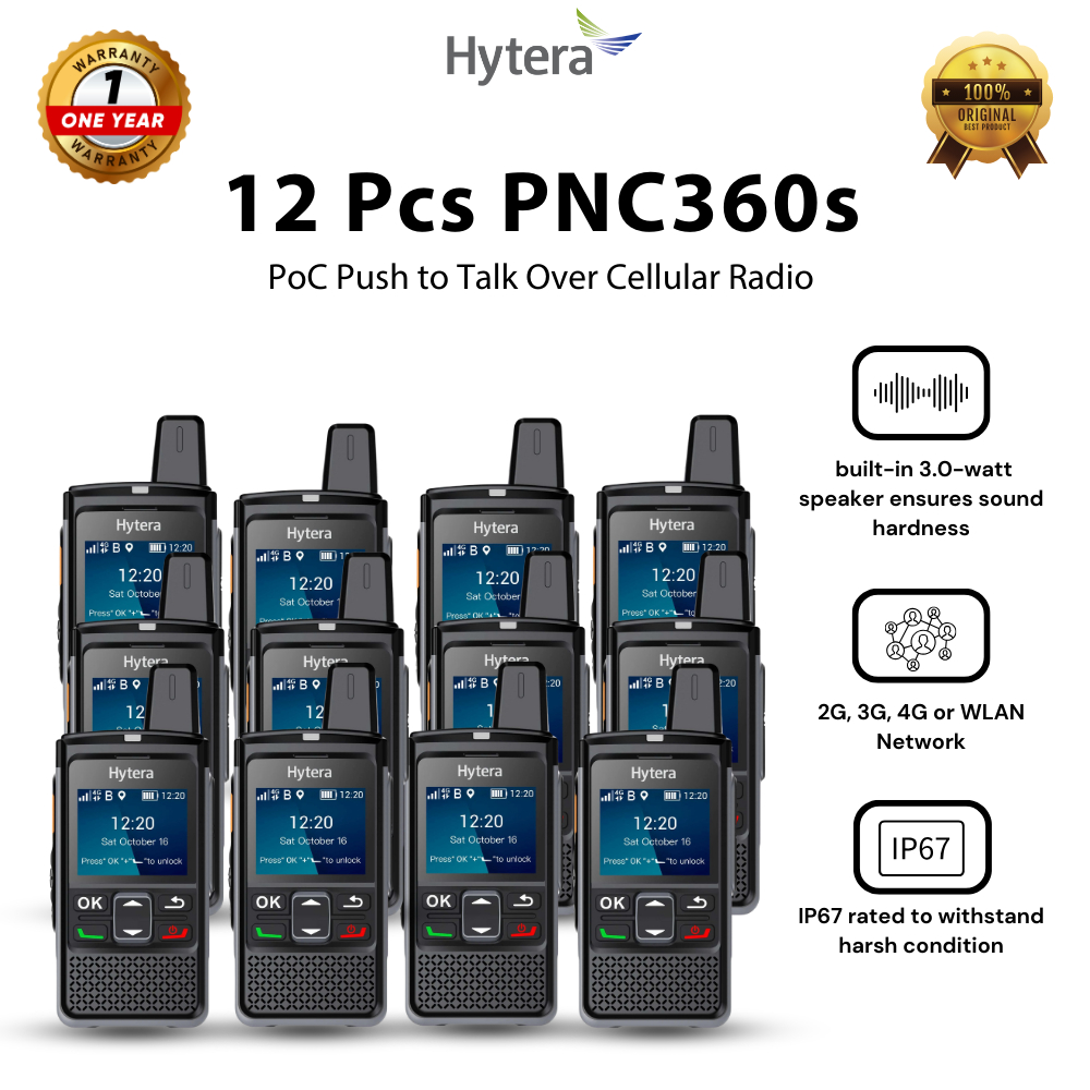 Jual Hytera PNC360S (12pcs) PoC Push to Talk Over Cellular Radio ...
