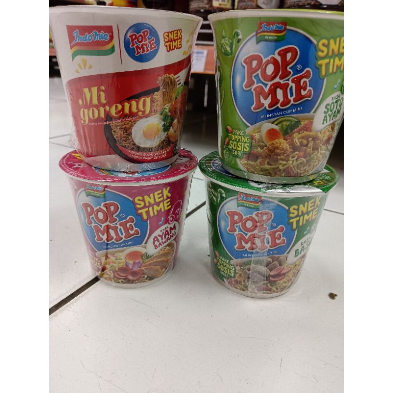 Jual Indomie Pop Mie snektime mini 40g | Shopee Indonesia