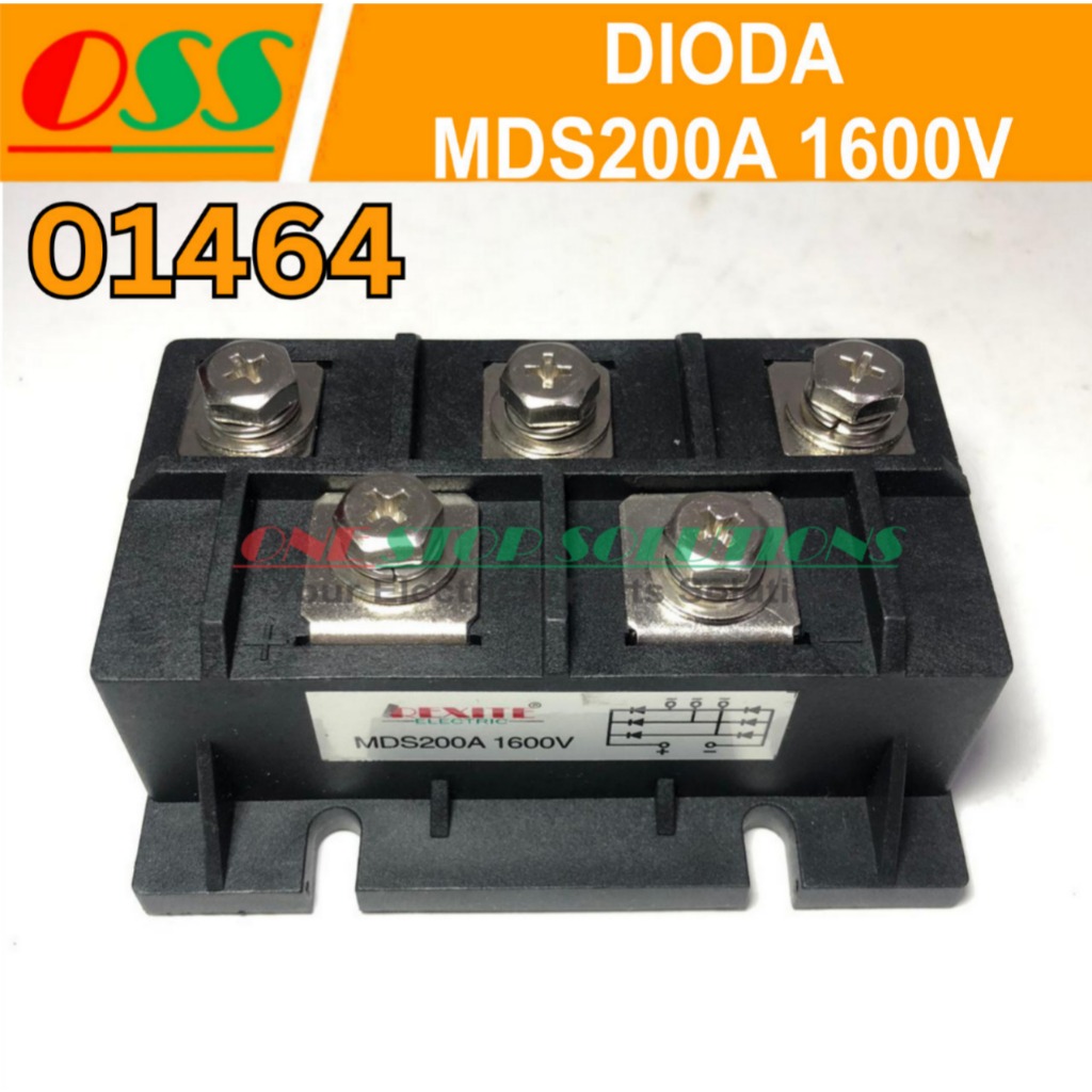 Jual DIODA BRIDGE MDS 200A 1600V 3 PHASE | Shopee Indonesia
