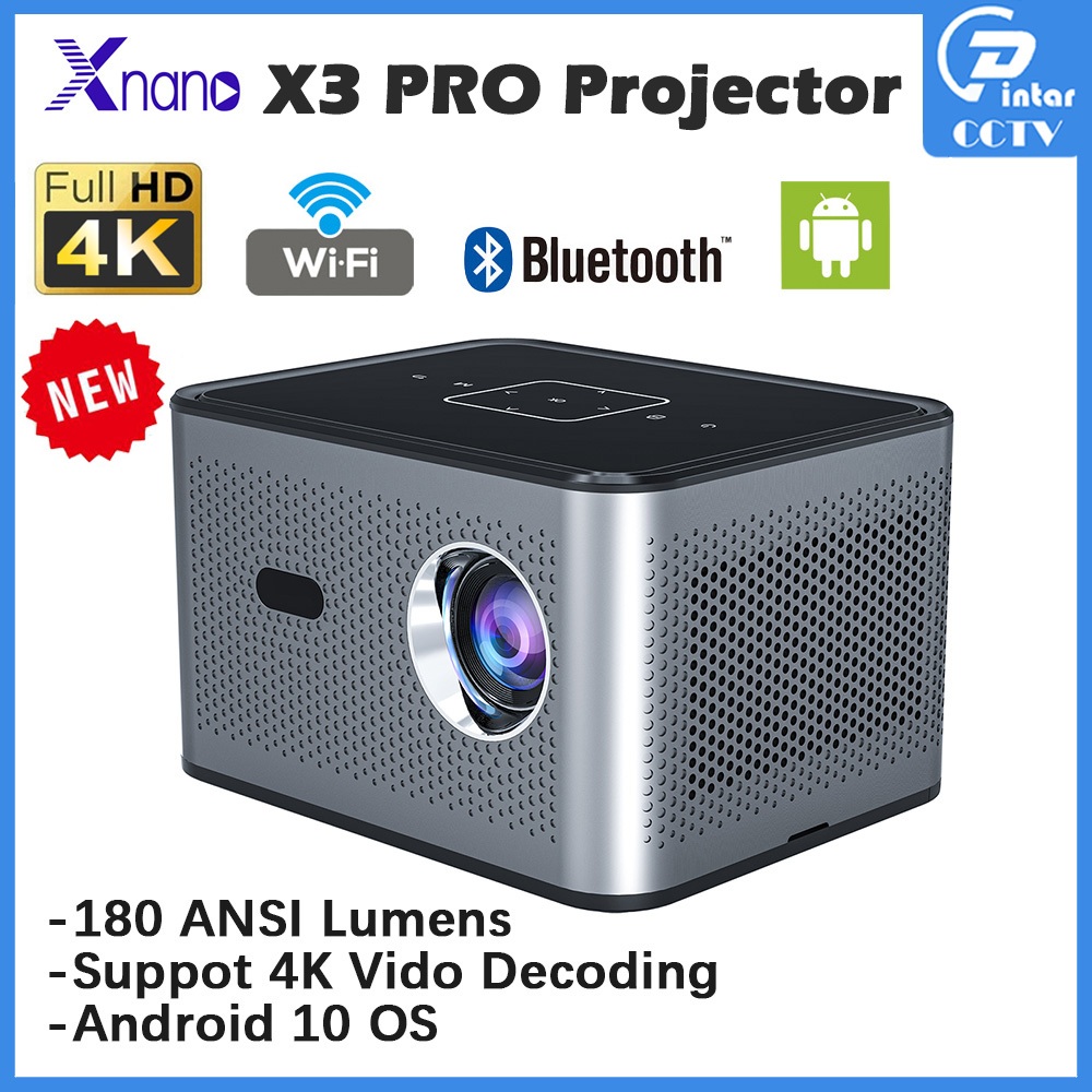 Jual XNANO X3 PRO Proyektor portabel proyektor TV 4K 1080P WIFI ...