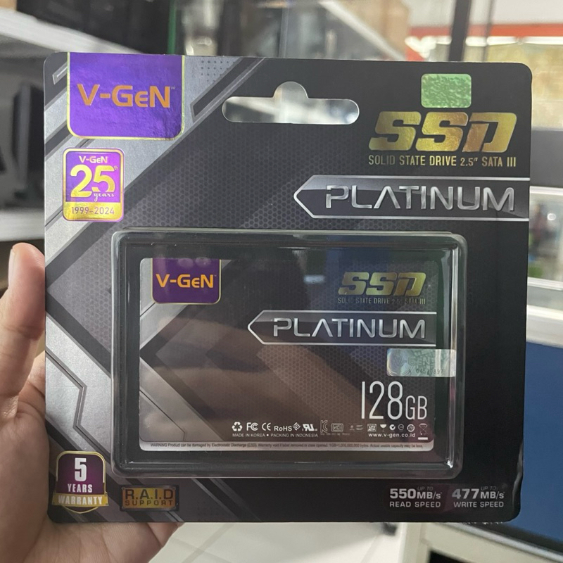 Jual SSD V-GEN Platinum 128GB - 256GB - 512GB SATA III 2.5" | Shopee ...