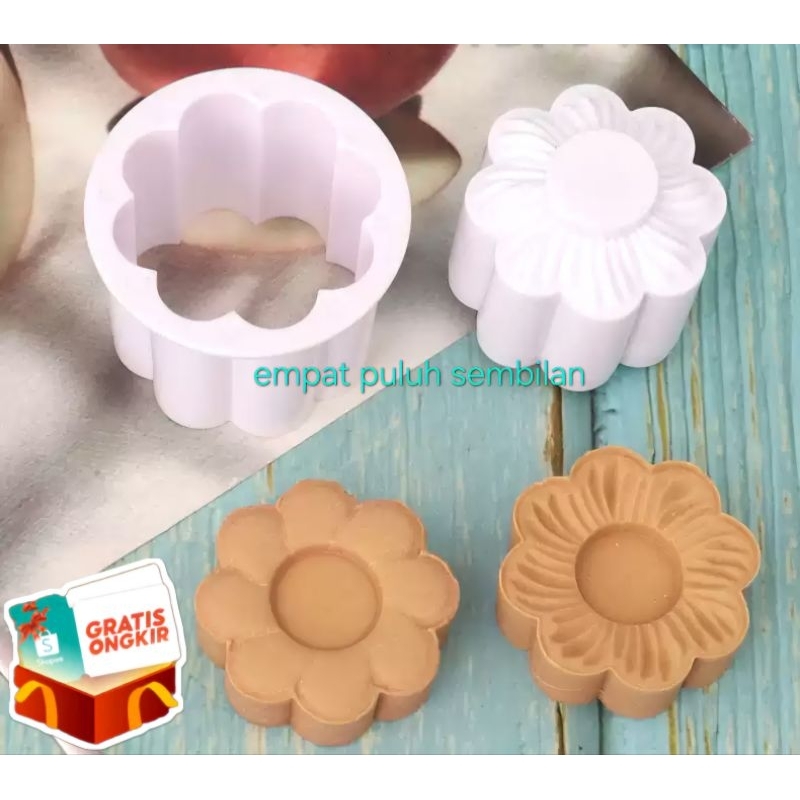 Jual 1BIJI CETAKAN COOKIES / ACUAN NASTAR BUNGA / COOKIES CUTTER ...