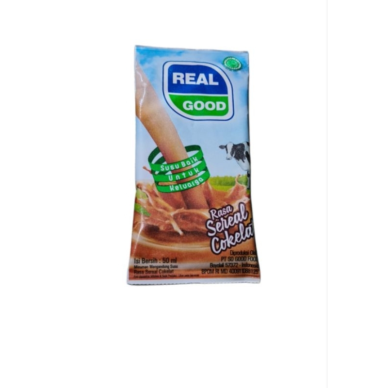 Jual Susu Real Good Bantal Coklat 50ml | Shopee Indonesia