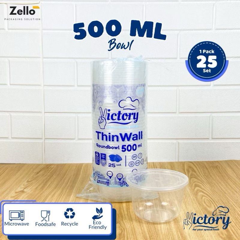 Jual thinwall bowl roundbowl mangkok 500 ml/650 ml/750 ml /500ml/650ml/750ml mangkok mangkuk ...