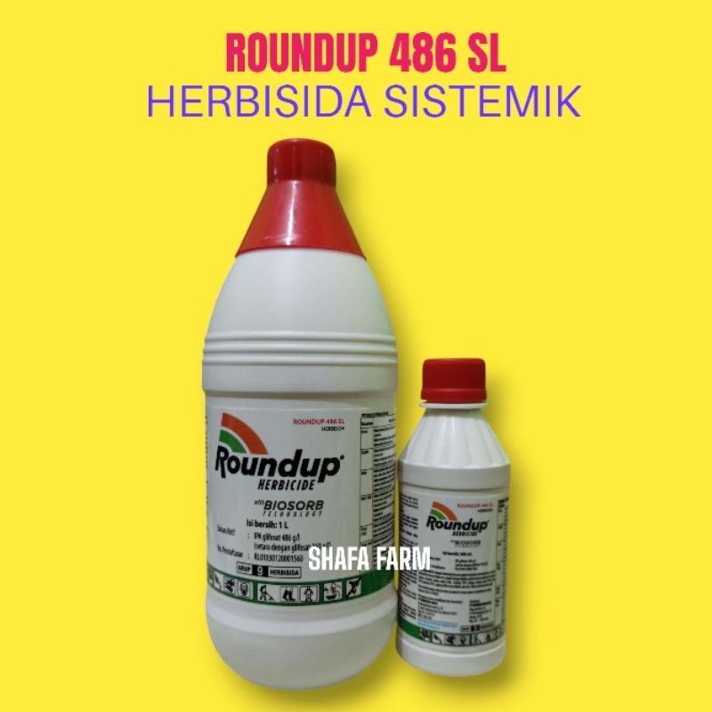 Jual Roundup 486 SL - Herbisida Sistemik Racun Rumput Liar | Shopee ...