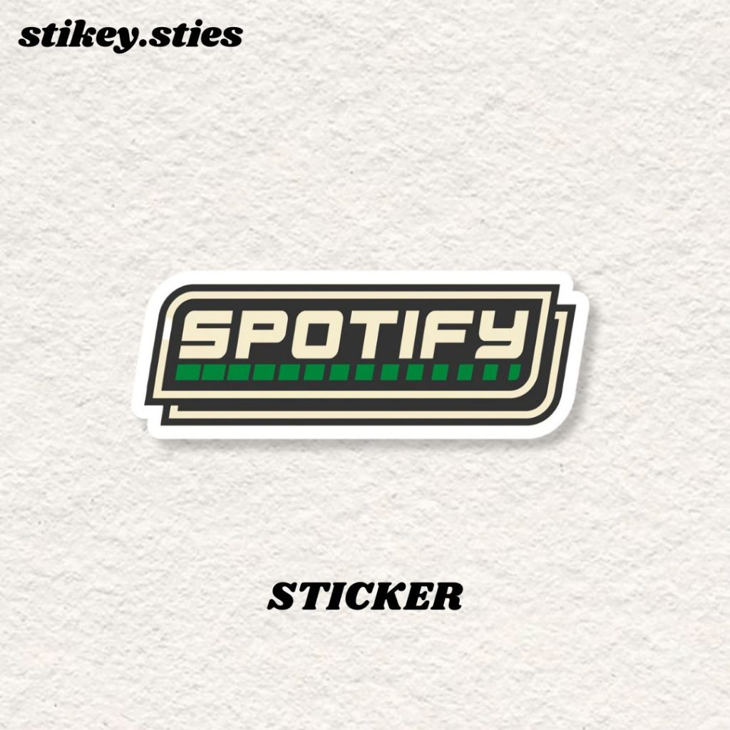 Jual STICKER SPOTIFY RETRO AESTHETIC ANTI AIR VINYL / STIKER HELM ...