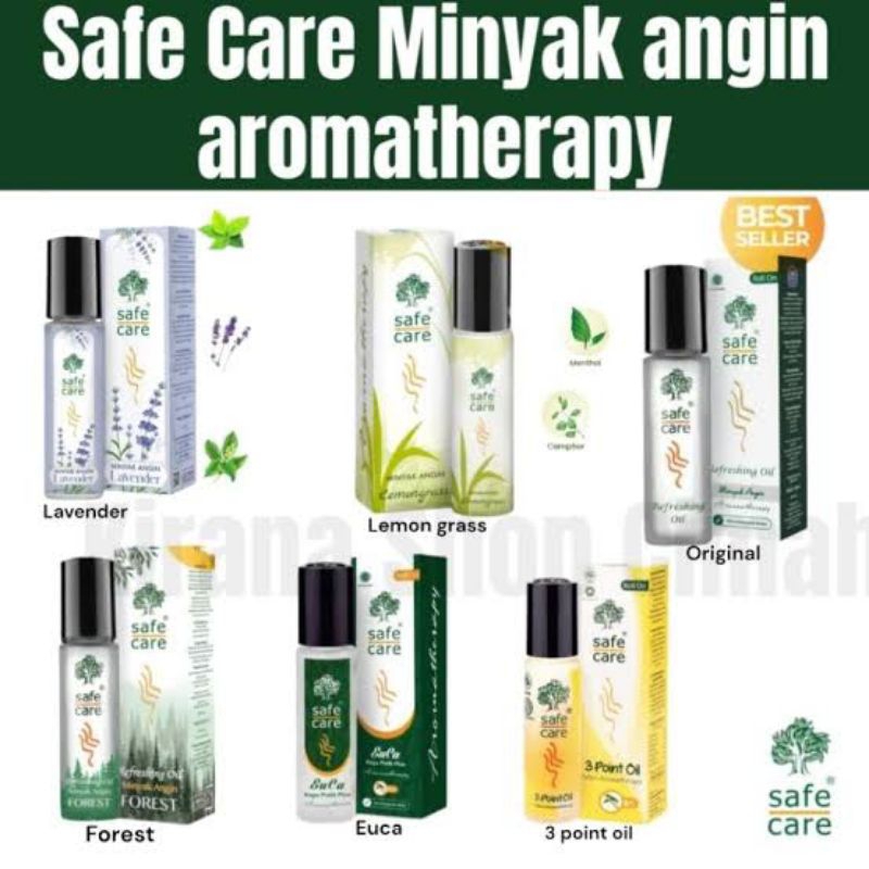 Jual Safe Care Minyak angin aromatherapy Roll on 10ml | Shopee Indonesia