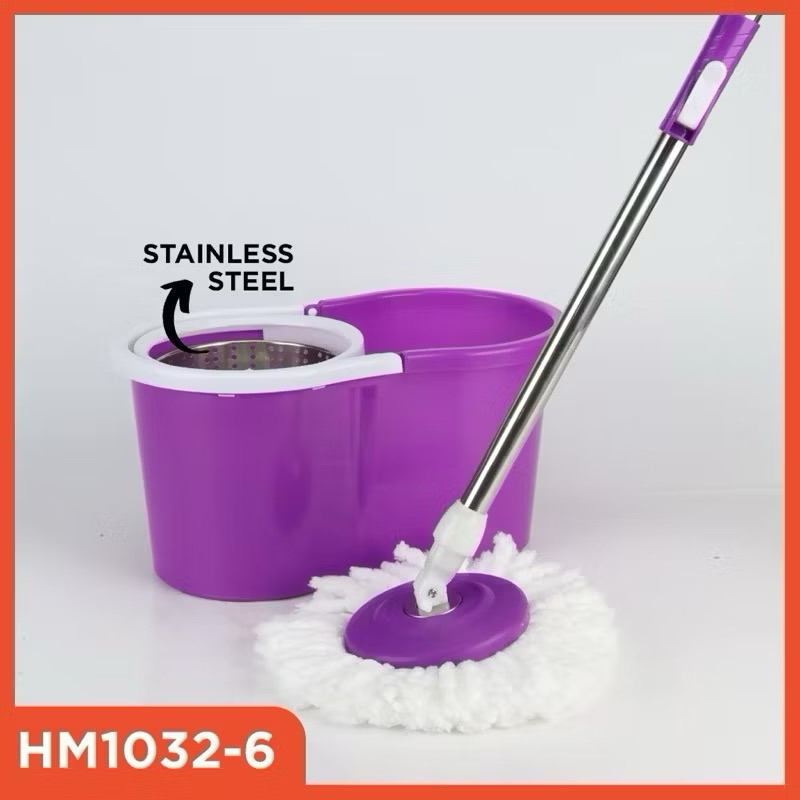 Jual ALAT PEL LANTAI MOP DENGAN ROL PRAKTIS KAIN PEL PUTAR SPIN MOP 6L BUCKET ULTRA MOP | Shopee ...