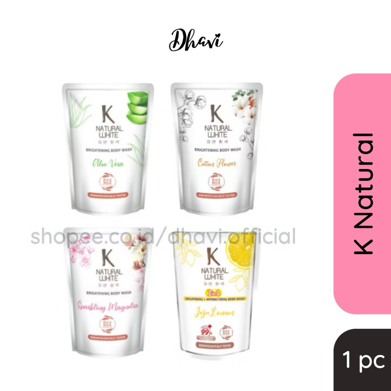 Jual K NATURAL White Bodywash with Skincare Goodness Sabun Mandi Rice ...