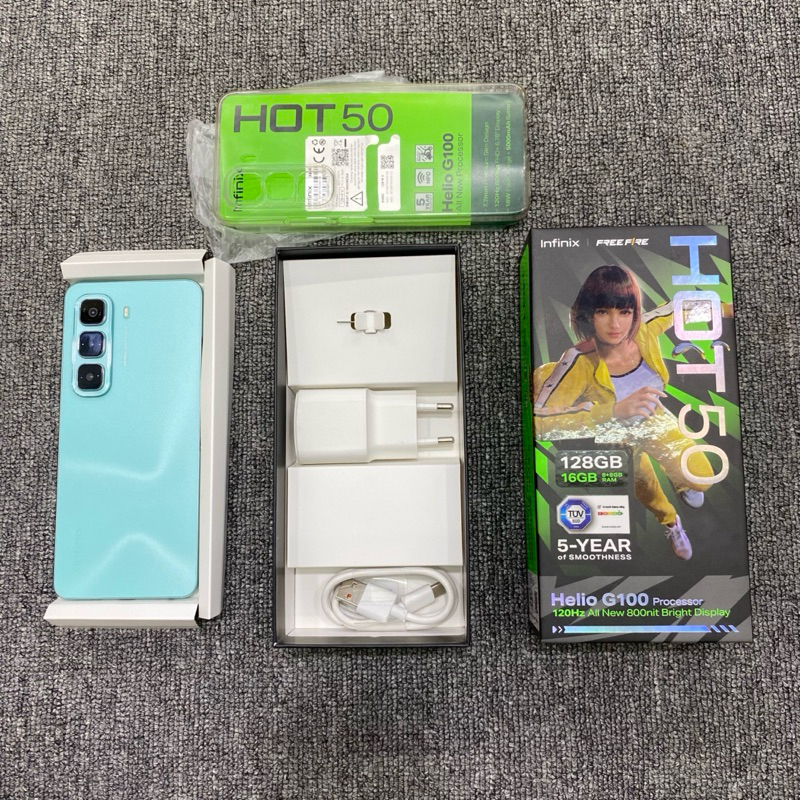 Jual Infinix Hot 50 NFC 8/128Gb Second Resmi Original | Shopee Indonesia