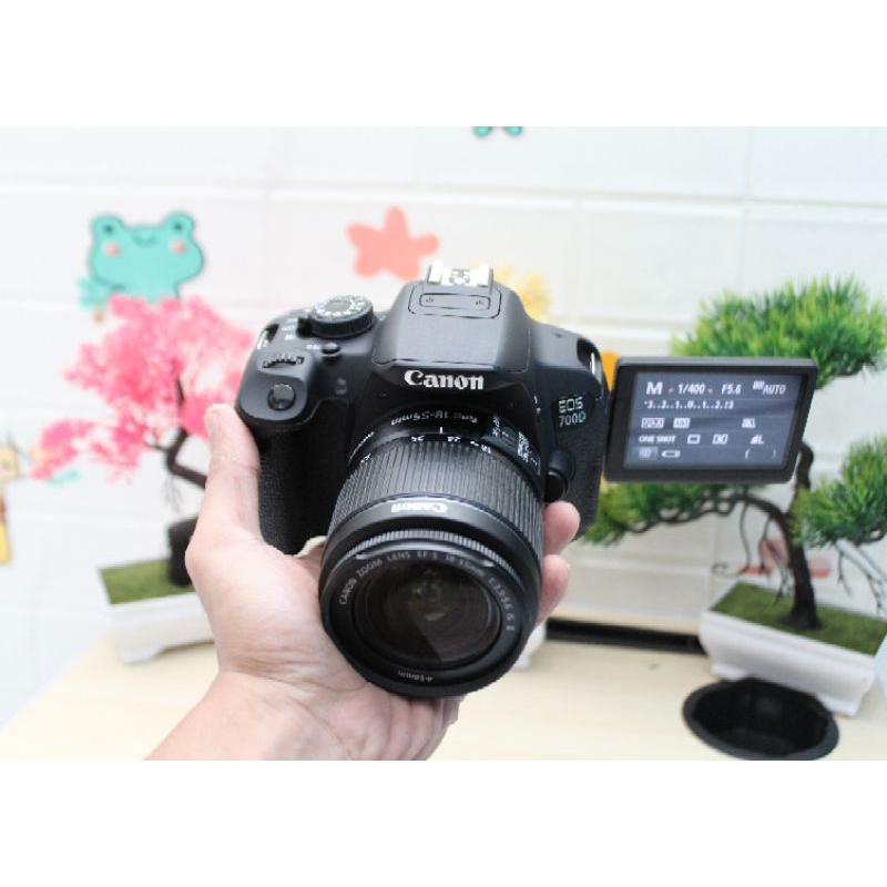 Jual kamera dslr canon 700d kit 18-55mm | Shopee Indonesia