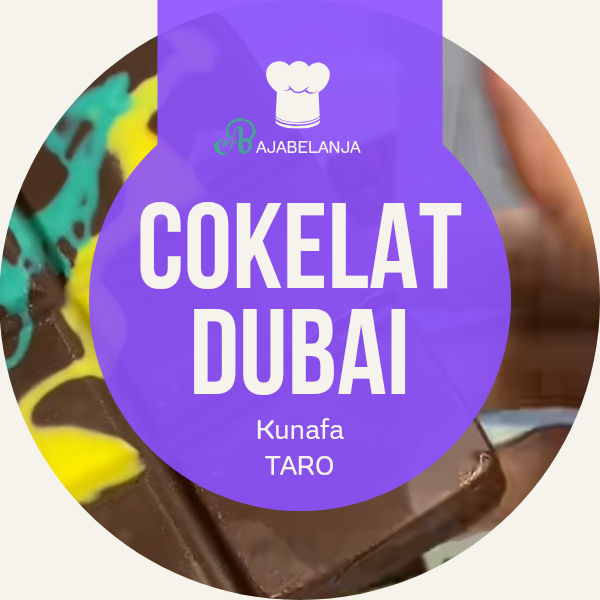 Jual Cokelat Dubai Viral Kunafa Taro Ori 100% | Shopee Indonesia