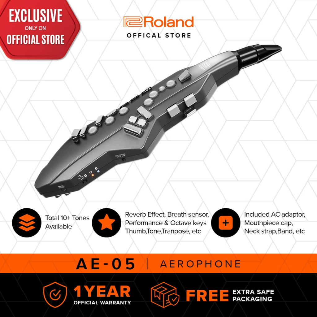 Jual Roland Aerophone GO AE-05 Digital Wind Instrument Alat Musik Tiup ...