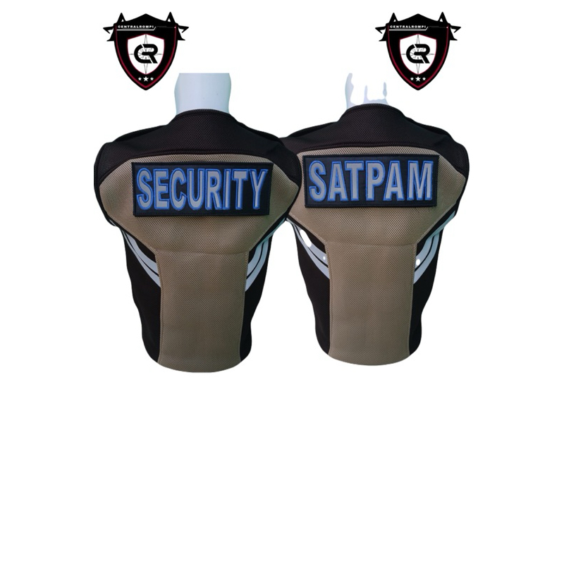 Jual Rompi Security Satpam kombinasi coklat hitam bahan tebal ...