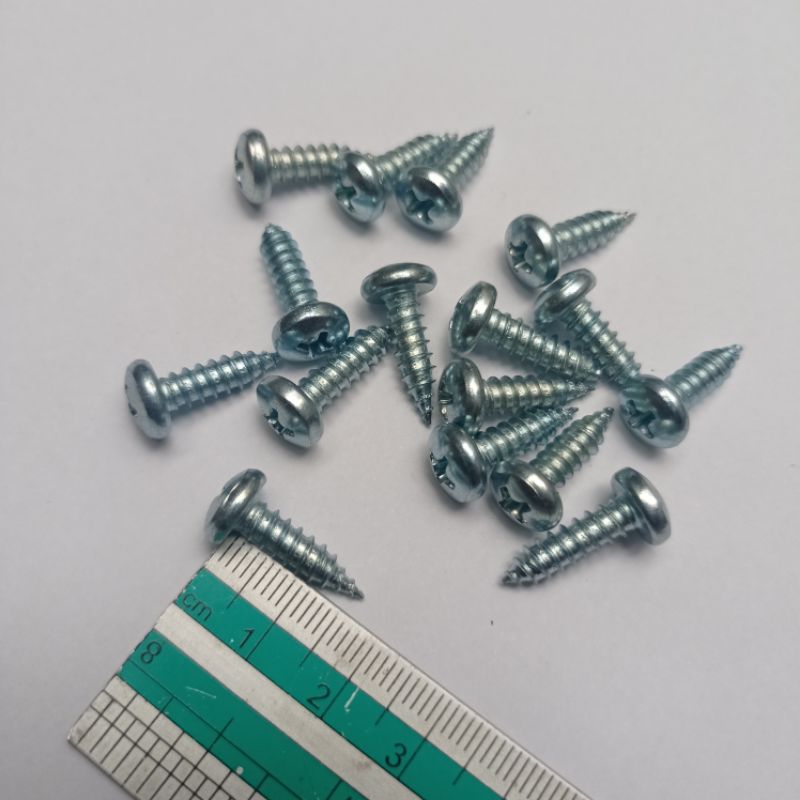 Jual #10x5/8'' Sekrup PH PAB Tapping Screw 15mm | Shopee Indonesia