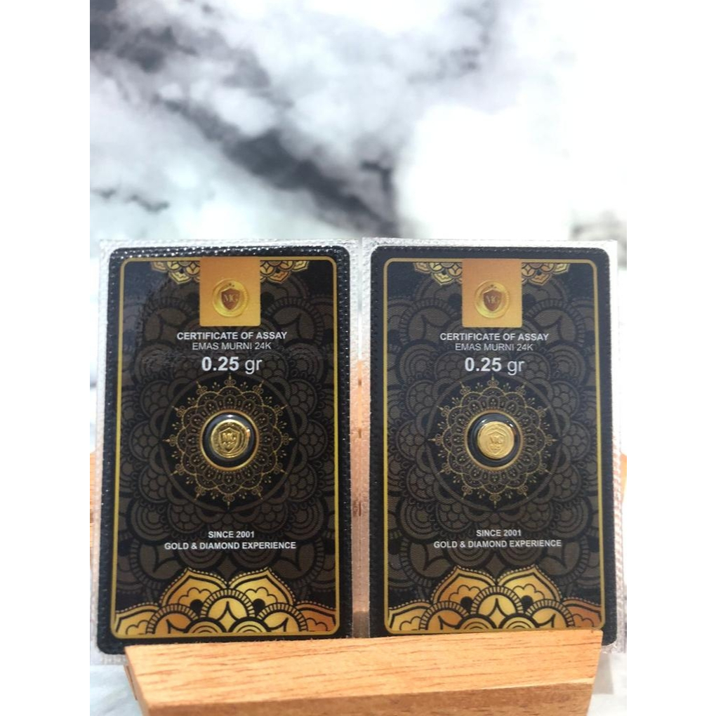 Jual Minigold - Logam Mulia 0,25gr (Black Series) | Shopee Indonesia