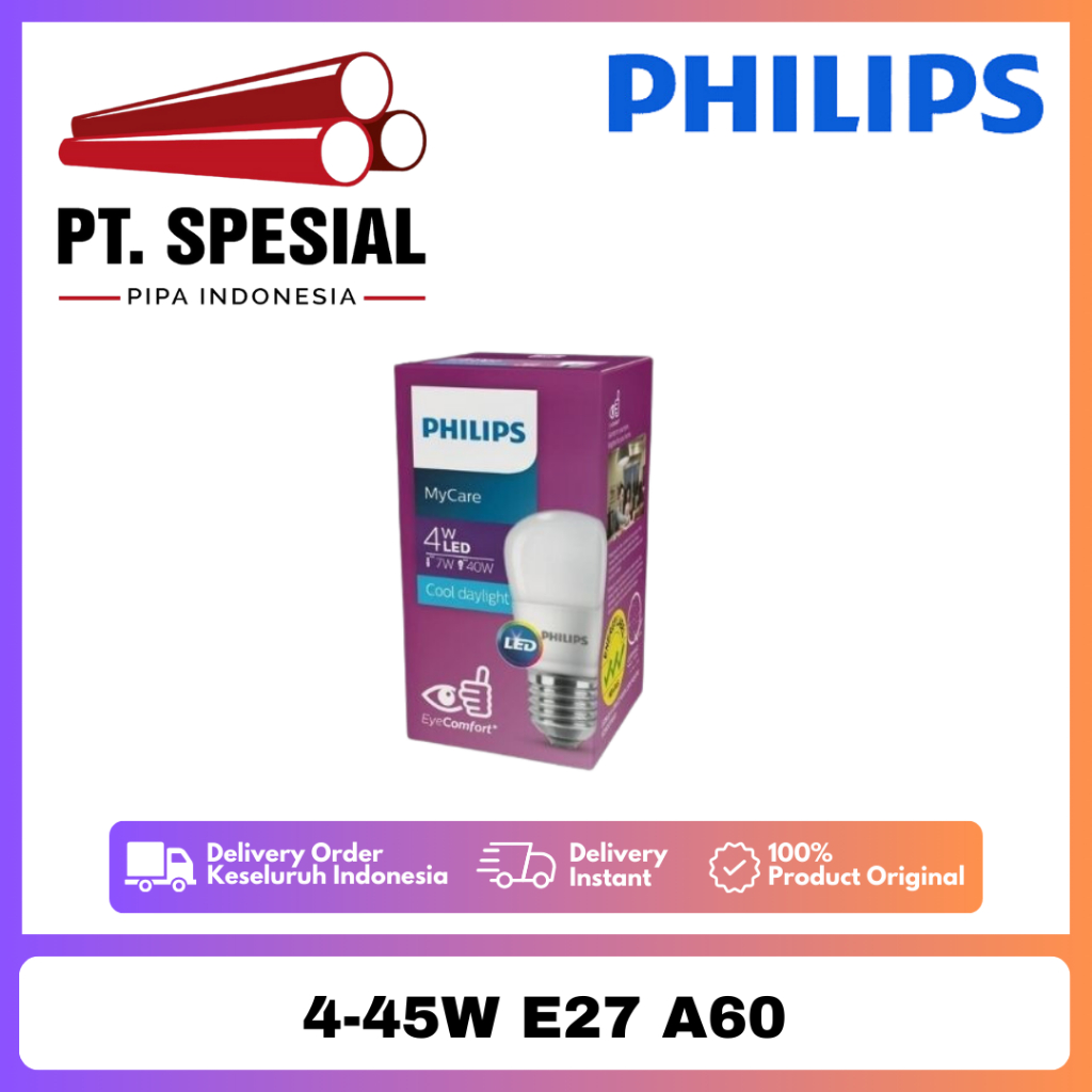 Jual Lampu LED Philips MyCare 4-45W Bulb Putih Philips - 09 | Shopee ...