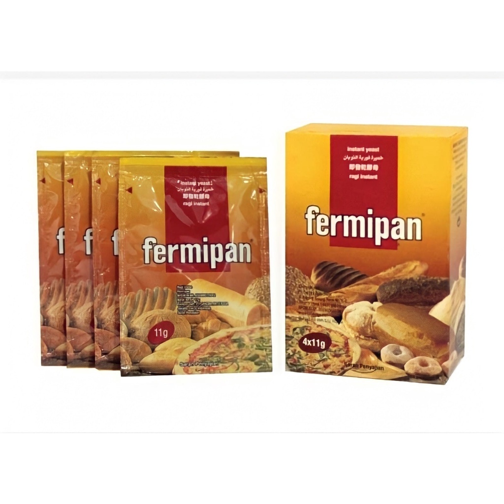 Jual RAGI KERING FERMIPAN BOX ISI 4 PCS (4 X11G) | Shopee Indonesia