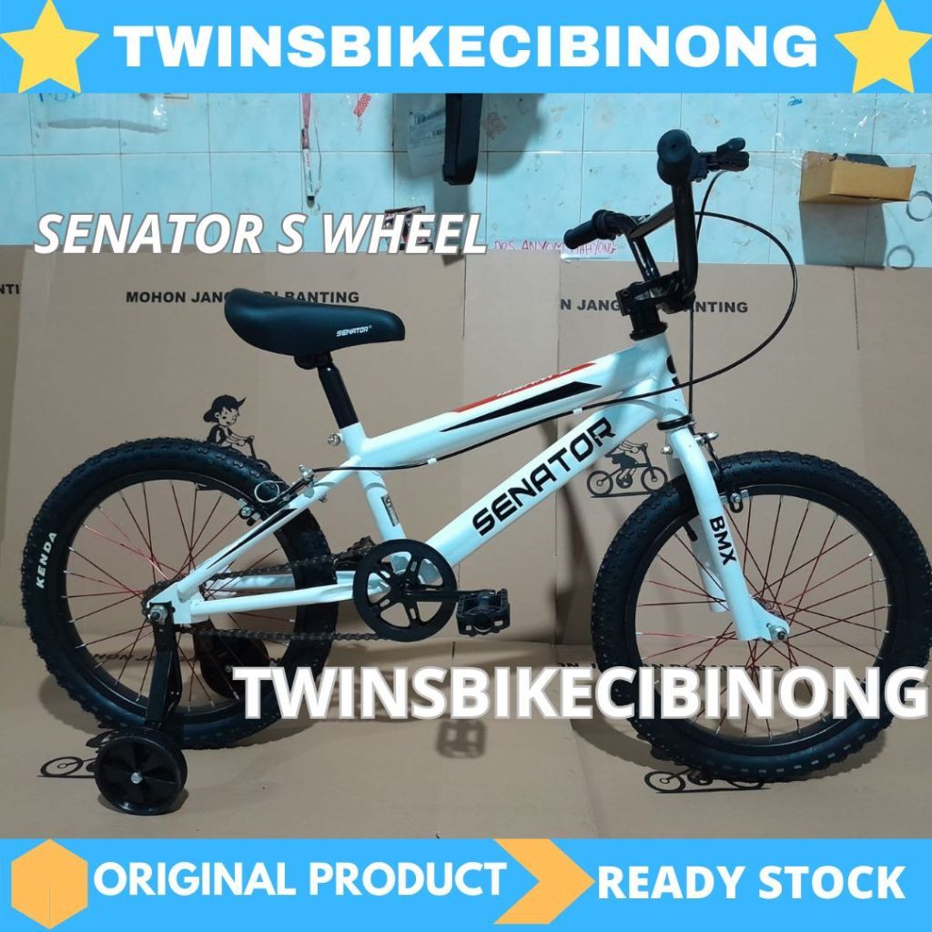 Jual Sepeda Anak 18 Bmx Senator S WHEEL NEW | Shopee Indonesia