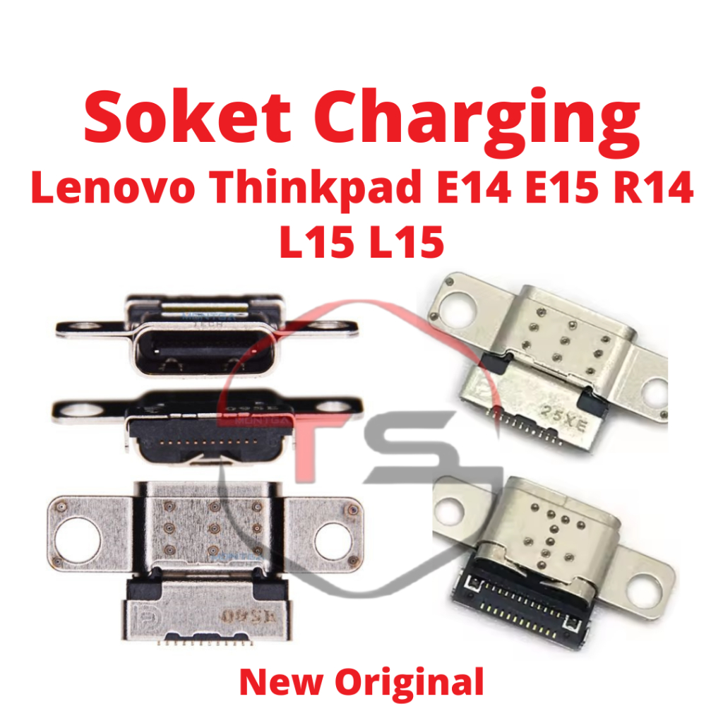 Jual Soket Socket Konektor DC Power Charging Type-C Lenovo Thinkpad E14 ...