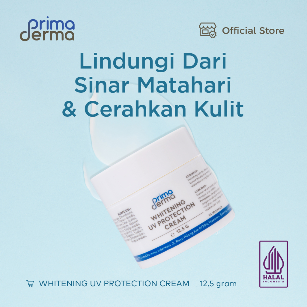 Jual PRIMADERMA Whitening UV Protection Cream 12.5 gr | Shopee Indonesia