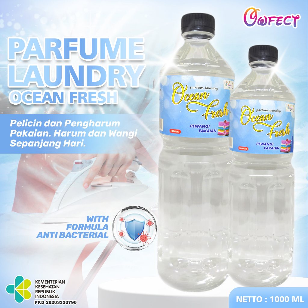 Jual Parfum Laundry OCEAN FRESH/Pewangi pakaian murah/pewangi laundry ...