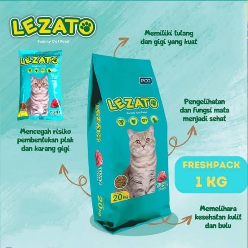 Jual LEZAT0,PAKAN KUCING ADULT KERING-ENAK,SEHAT DAN BERGIZI-ORININAL ...