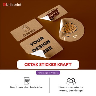 Jual STICKER KRAFT A3+ Custom | Shopee Indonesia