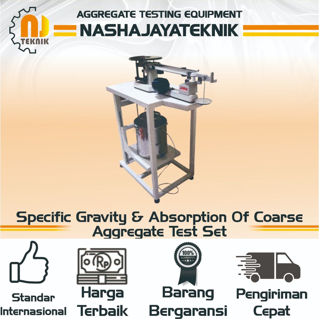 Jual SPECIFIC GRAVITY & ABSORPTION OF COARSE AGGREGATE TEST SET (NJT ...