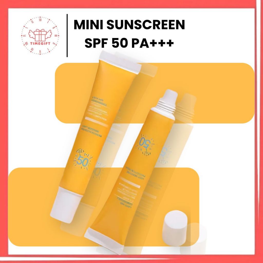 Jual Mini Sunscreen SPF 50 PA+++ Cream Wajah Protective Moisturizing ...