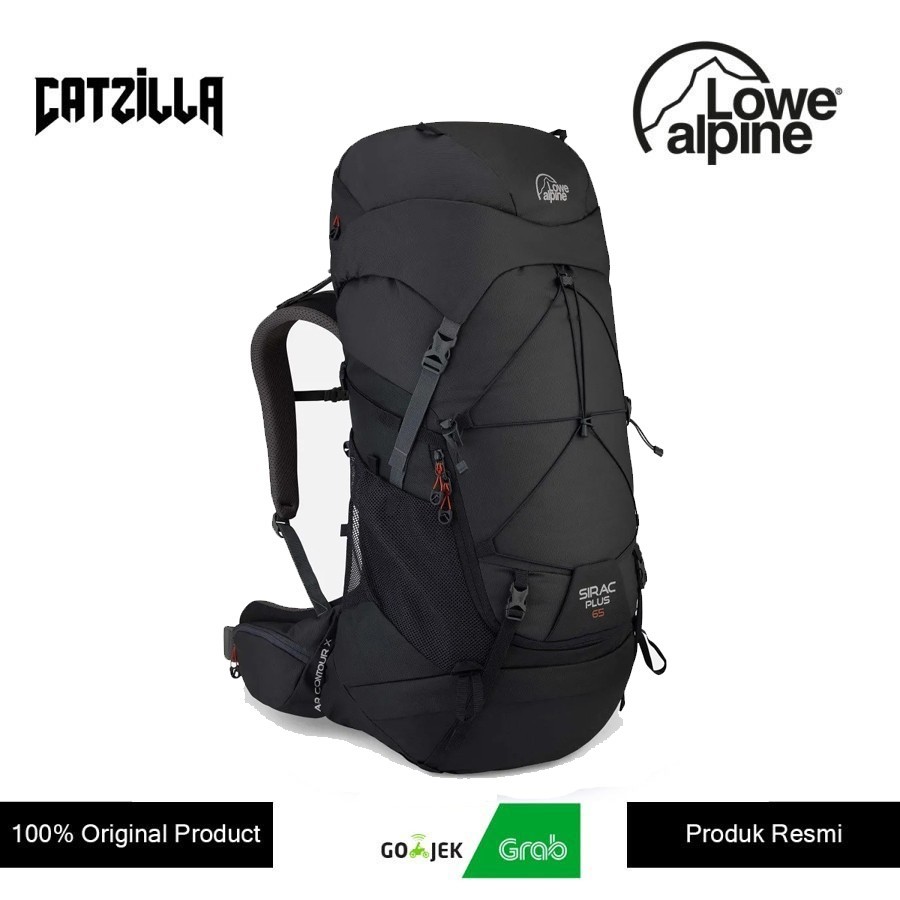 Jual Tas Gunung Carrier Lowe Alpine Sirac Plus 65 Backpack - Ebony ...