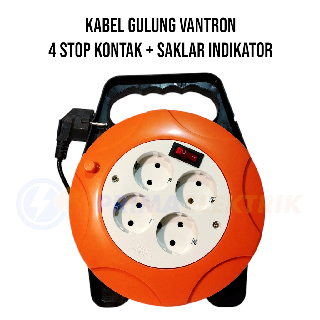 Jual Kabel Gulung, Kabel Roll Vantron dengan panjang kabel 10 dan 15 ...