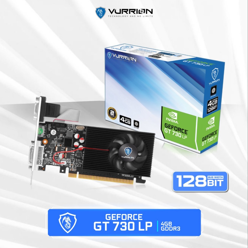 Jual VGA AGS VURRION NVIDIA GT730 LP 4GB GDDR3 128bit REAL CAPACITY | Shopee Indonesia