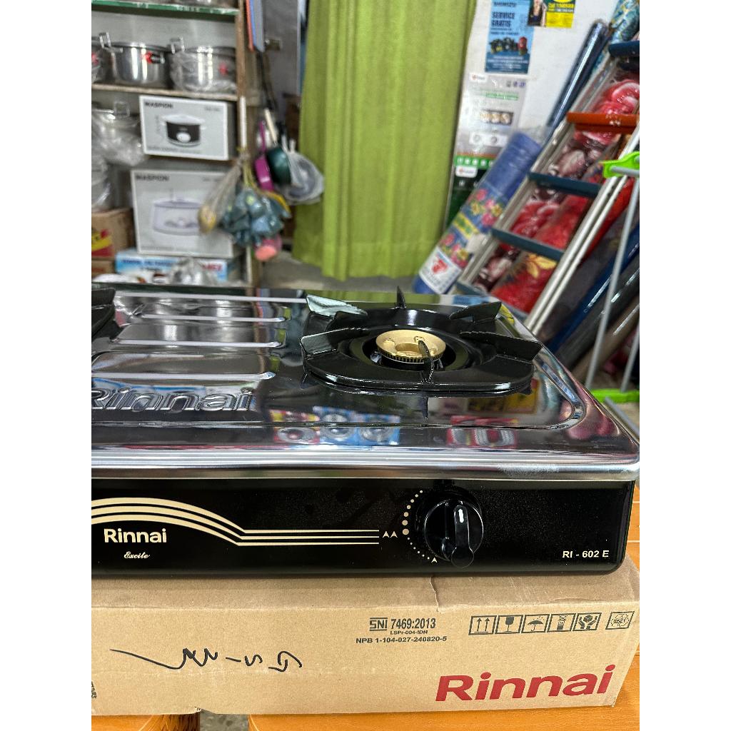 Jual RINNAI Kompor Gas 2 Tungku RI-602E Awet&Tahan Lama Garansi Resmi | Shopee Indonesia