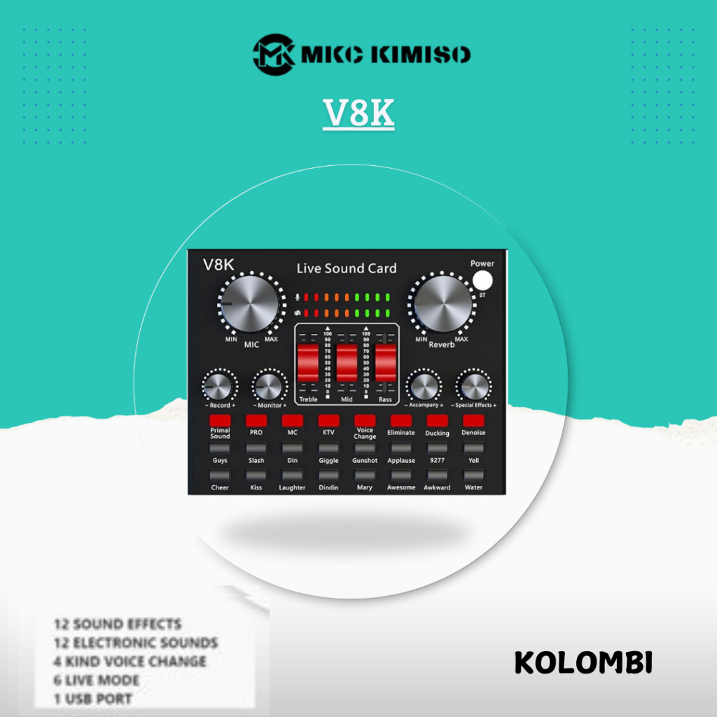 Jual SOUND CARD V8/V8K/V8S/M8 SINGING LIVE - SOUNDCARD BLUETOOTH V8 ...