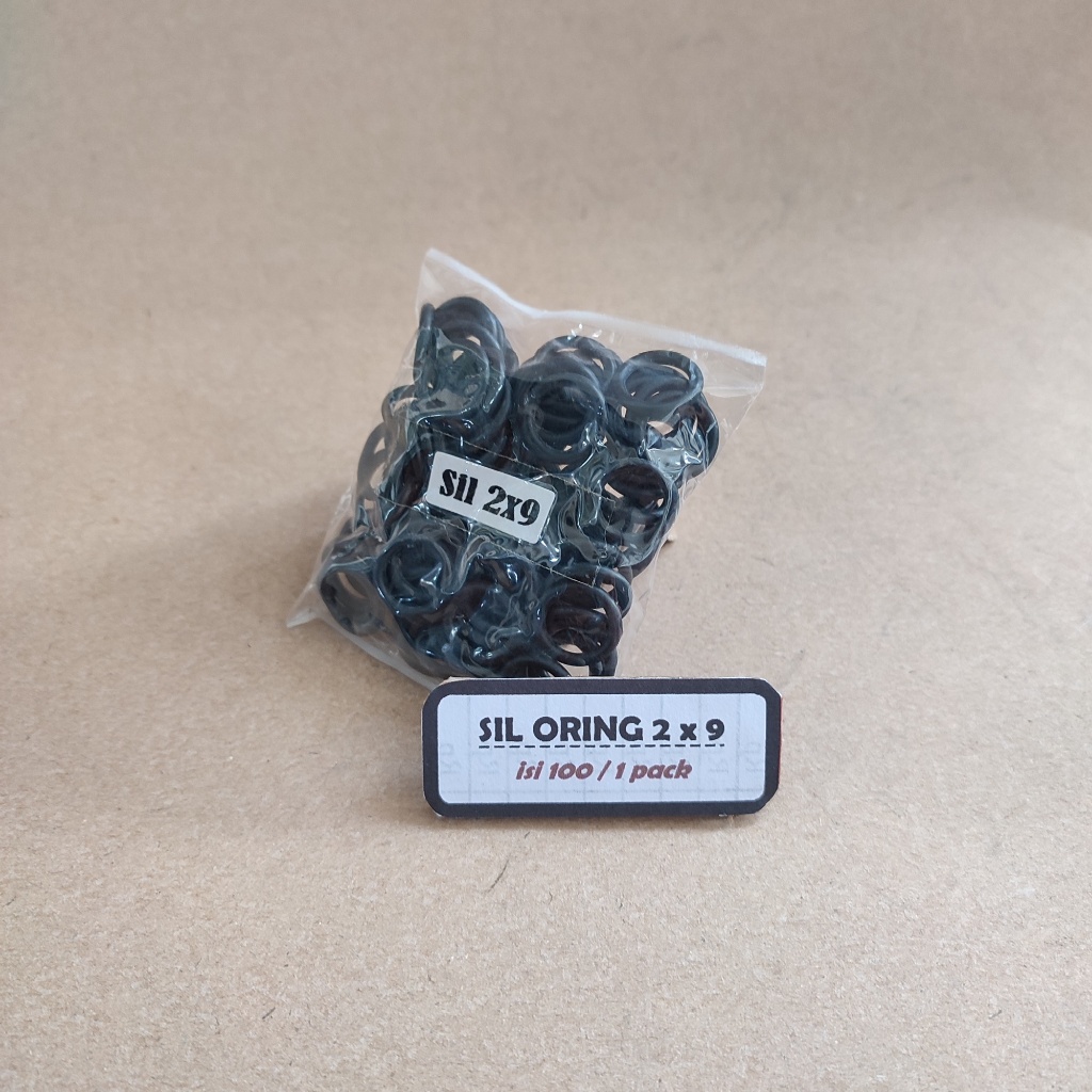 Jual Sil O Ring Kode 2x9 Isi 100 Pcs / Ring / 2x9 / Oring NBR70 / Sil ...