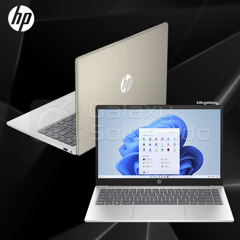 Jual HP 14 AMD Ryzen 5-7530U 512GB SSD 8GB RAM Notebook Laptop ...