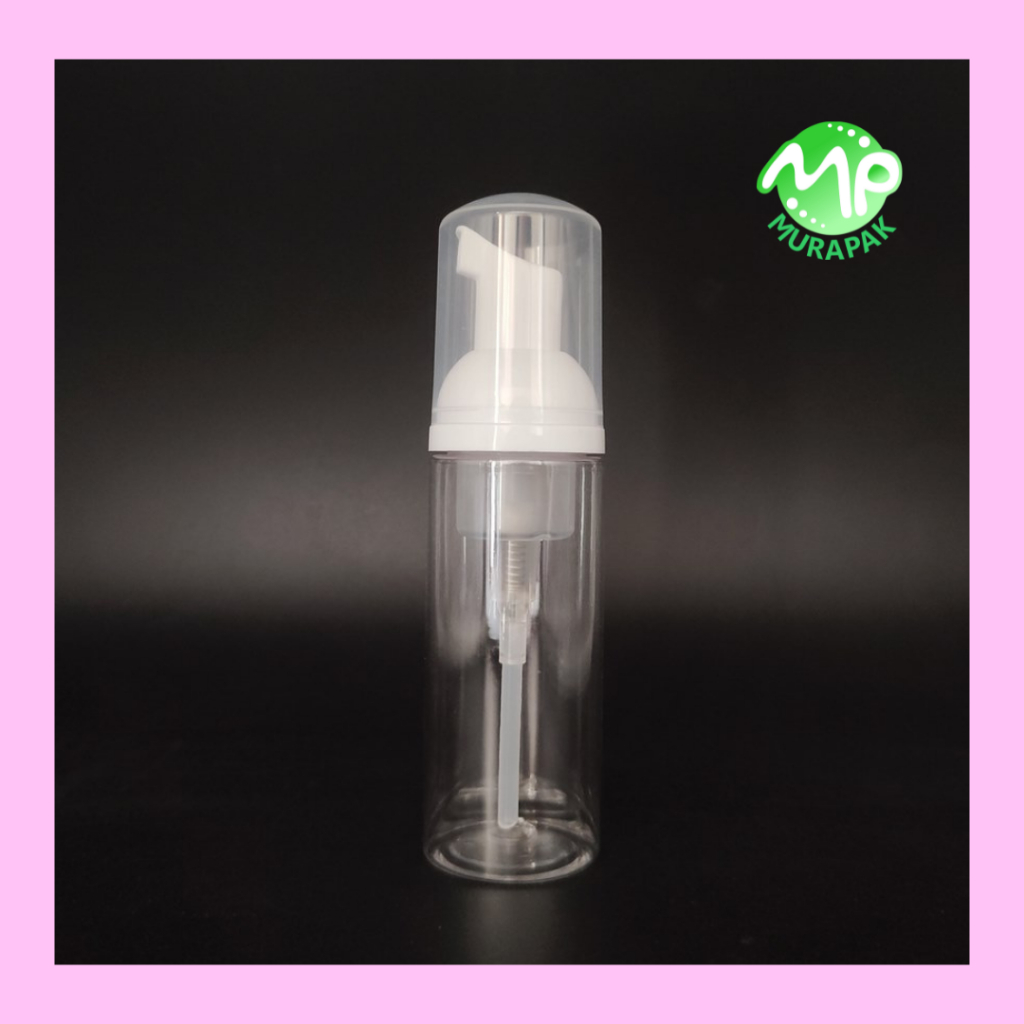 Jual BOTOL SABUN FOAM 60ML BENING PET / BOTOL PUMP TREATMEN FOAM PUTIH ...