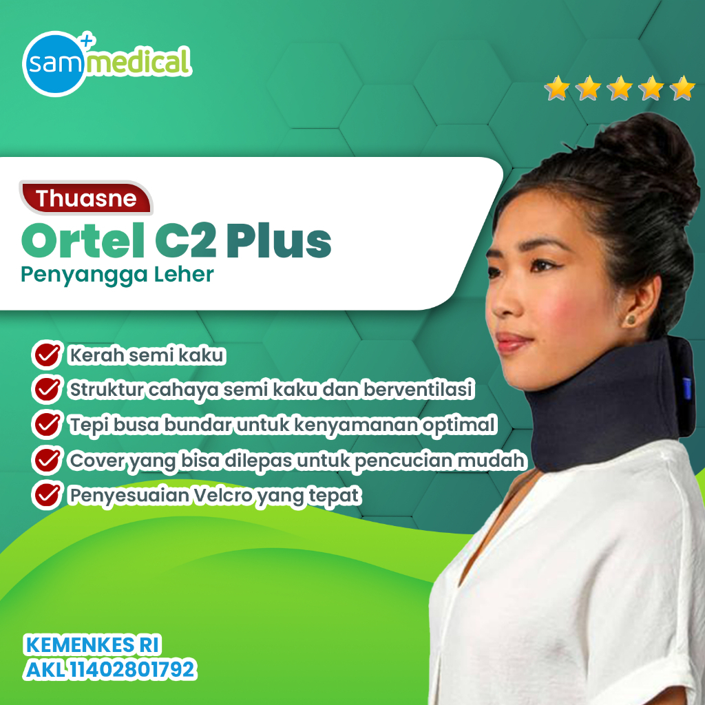 Jual Thuasne Ortel C2 Plus Cervical Collar Soft Semi Rigid / Penyangga Leher / Collar Neck ...