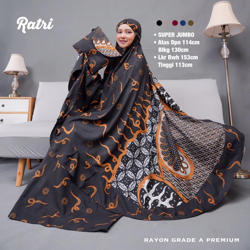 Jual Mukena Dewasa Motif Batik Bahan Halus Adem Rayon Mukena Batik ...