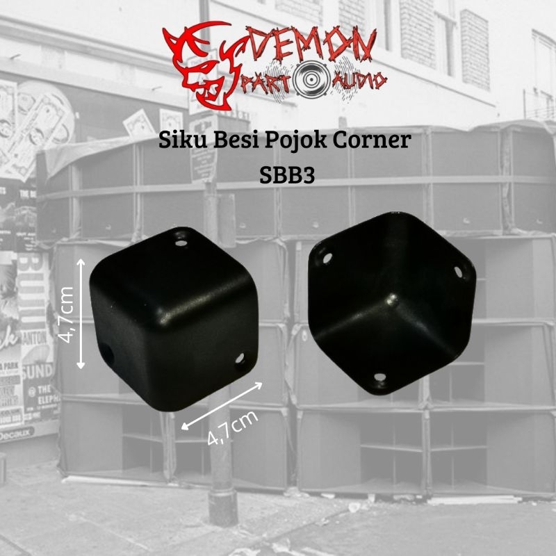 Jual Siku Besi Pojok Corner SBB3, 48*48mm (3 Lubang Baut) | Shopee Indonesia