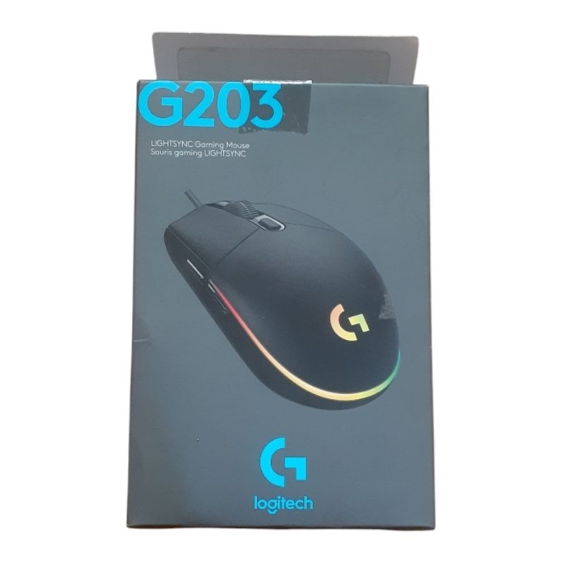 Jual Logitech G203 Mouse Gaming Wired RGB Lightsync with macro - Second ...