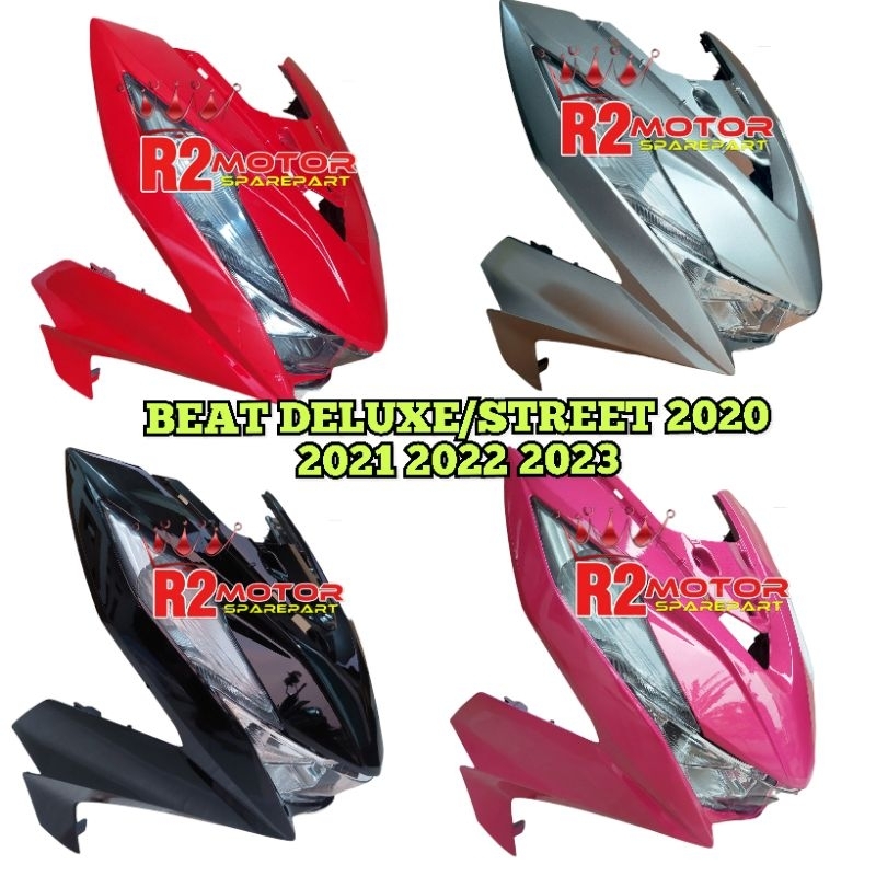 Jual Full Set Tameng Body Depan Beat Deluxe Beat Street K1A Hitam Doff ...