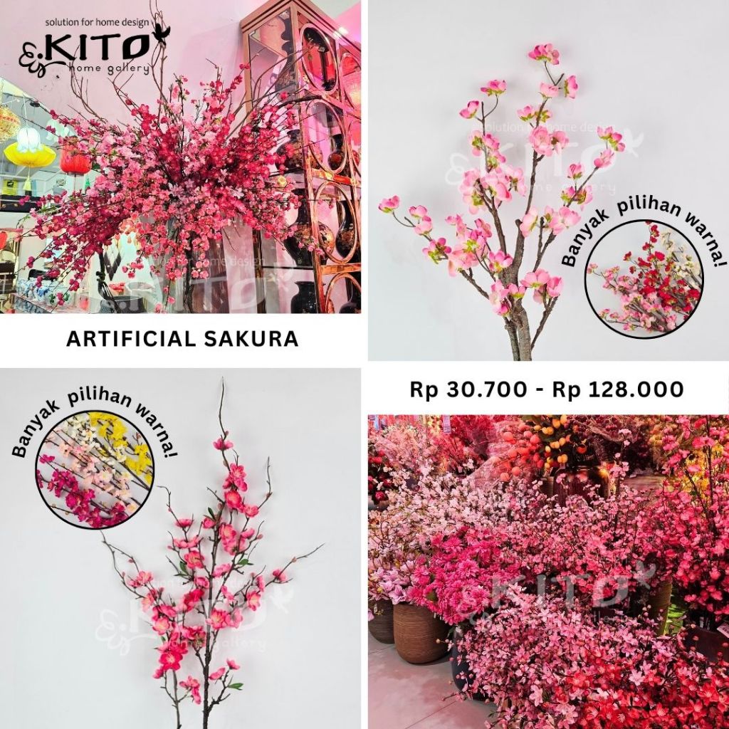 Jual KITO Sakura Artificial Bunga Imlek Premium / CNY Flower (11 Tipe ...