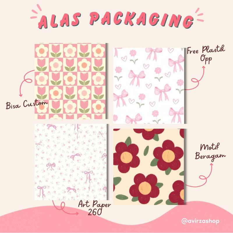 Jual ALAS PACKAGING / ALAS GELANG / ALAS PACKAGING CUTE / ALAS ...