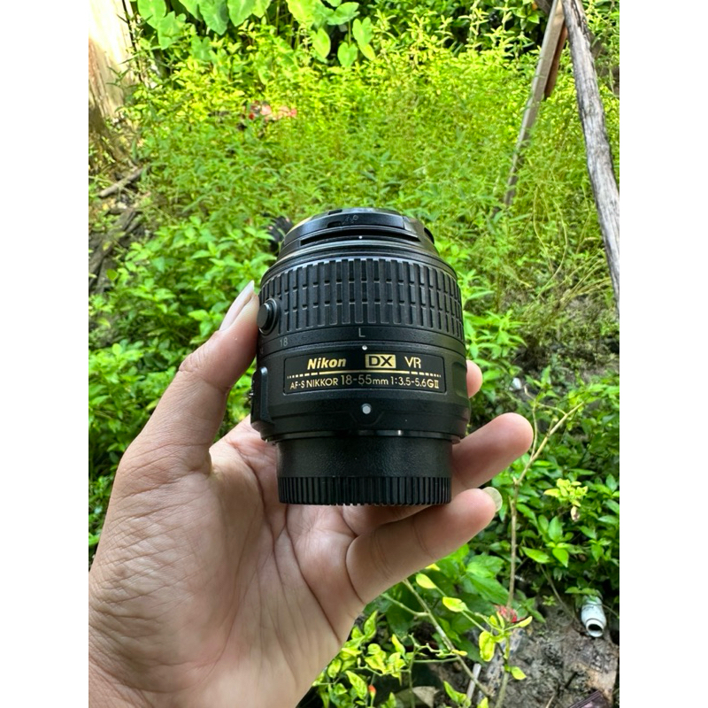 Jual Lensa Kit Nikon 18-55mm VR 2 f 3.5,6 murah | Shopee Indonesia