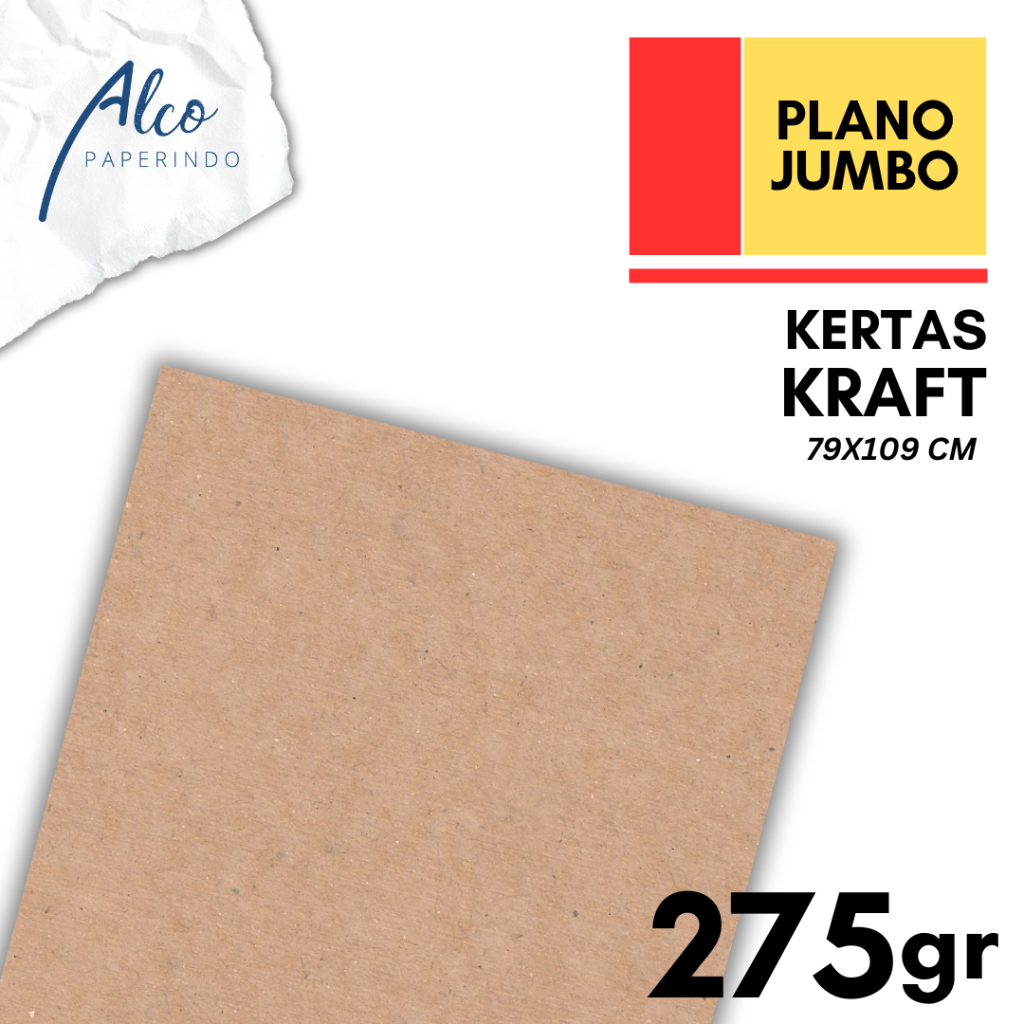 Jual Kertas Karton Kraft Craft Paper 275gr ukuran jumbo | Shopee Indonesia