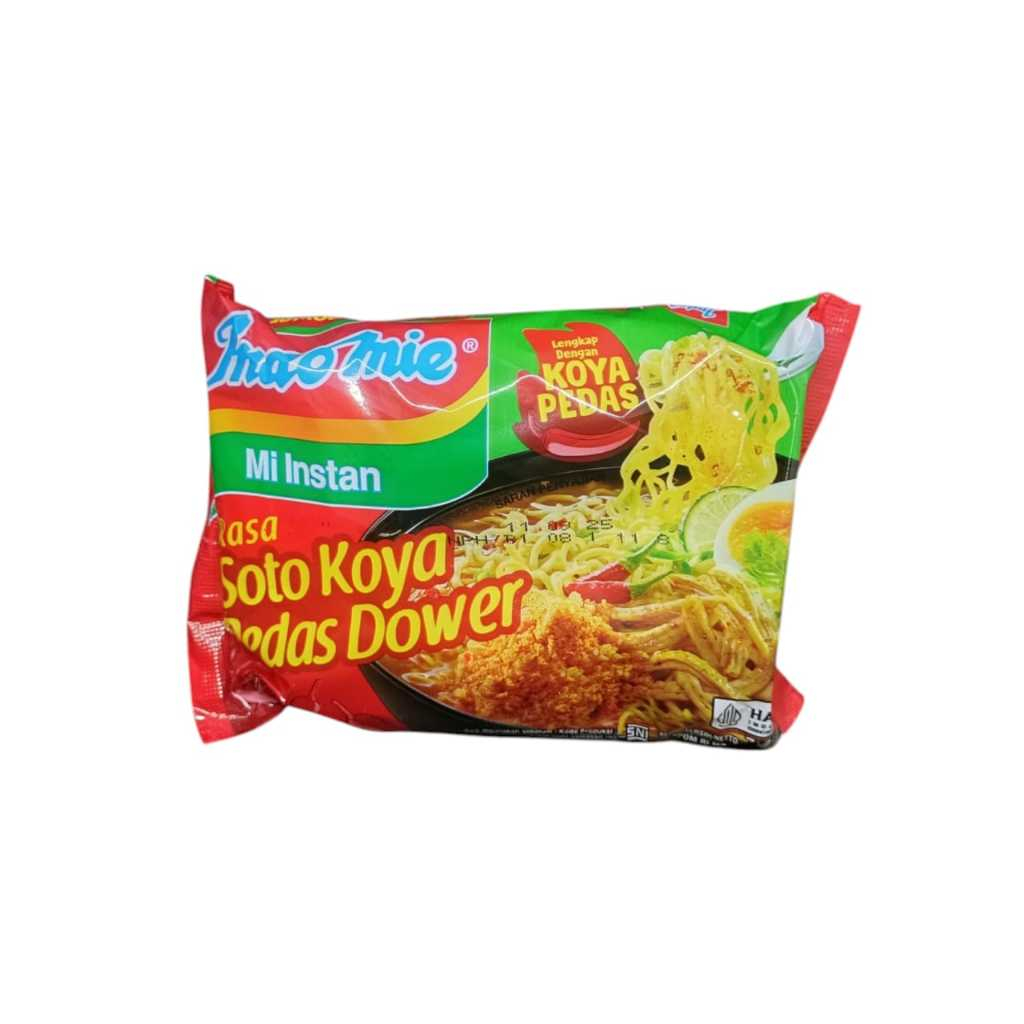Jual Indomie Soto Koya Pedas Dower 76gr - Paket Isi 5 Pcs | Shopee ...