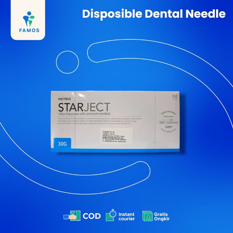 Jual Dental needle sitoject / SCHE JECT / STAR JECT / Jarum injeksi ...