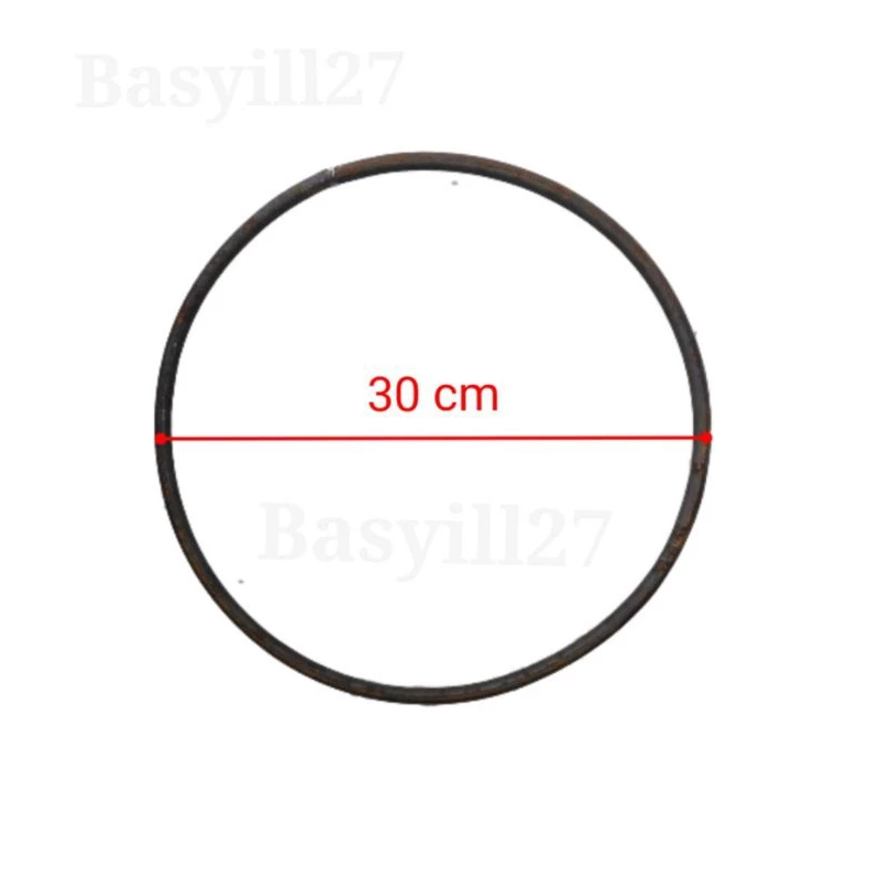 Jual RING BESI / BESI BESAR 8mm /LINGKARAN BESI RING BULAT / DEKORASI ...